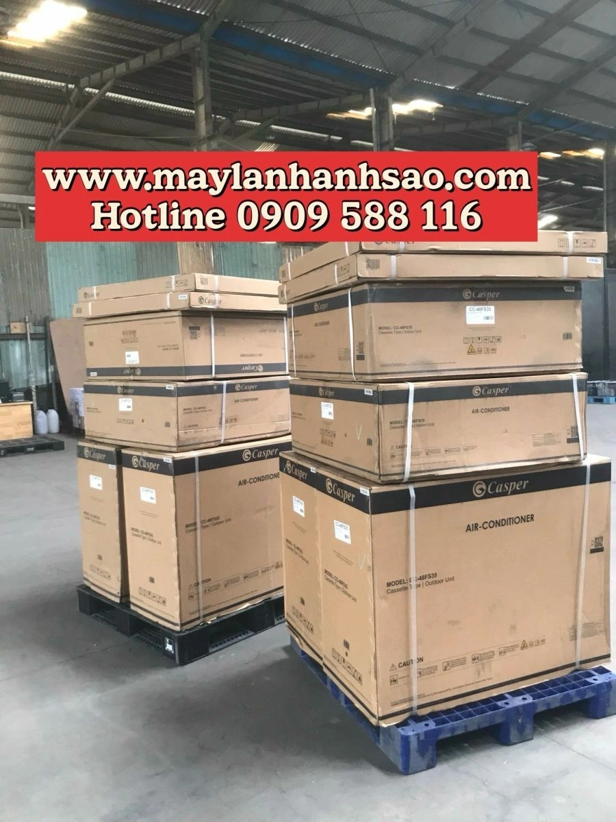 Kho sỉ máy lạnh âm trần Casper tại HCM - LH 0909588116